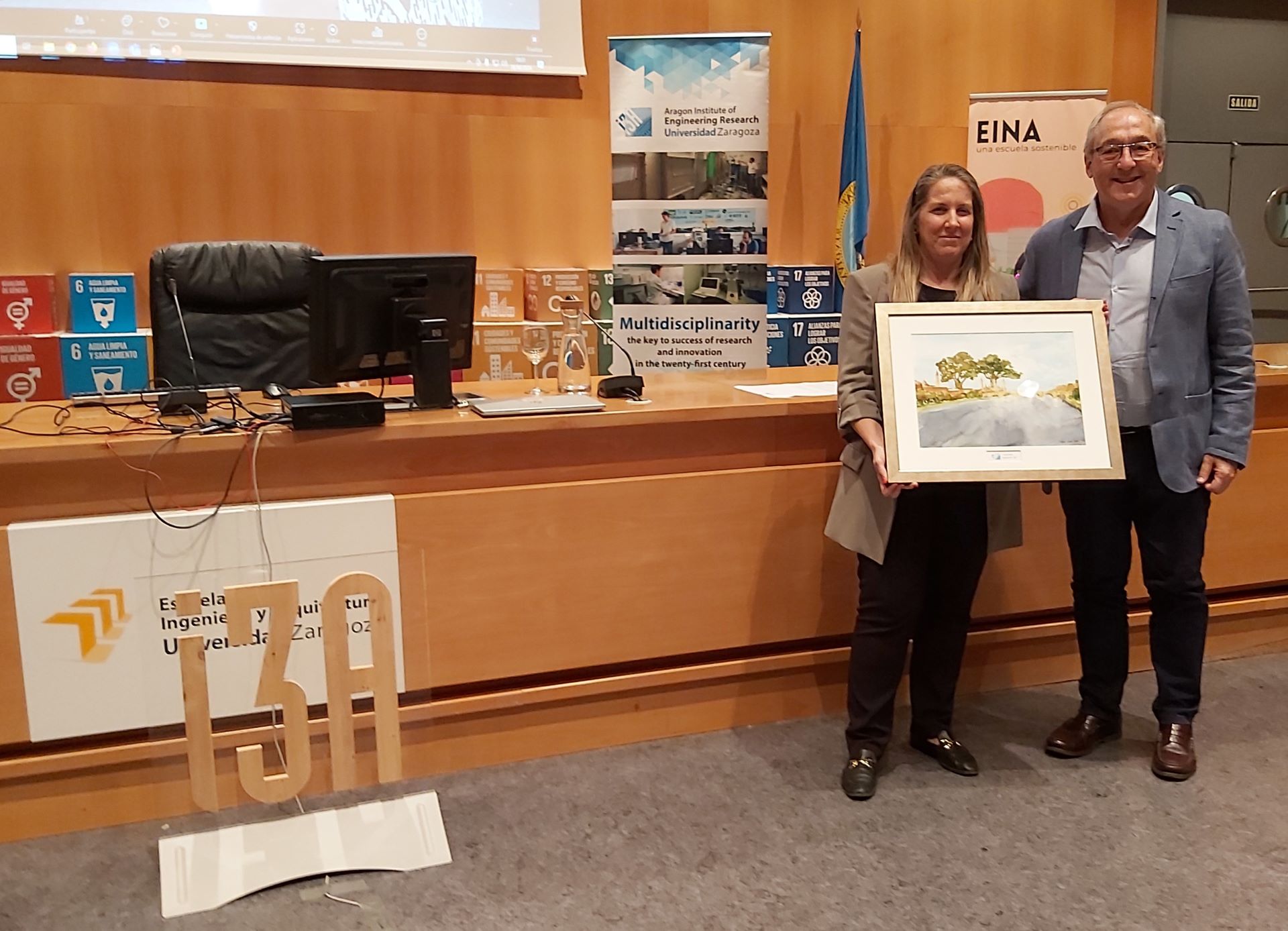 El I3A entrega su premio anual a la Fundación Hidrógeno Aragón | I3A